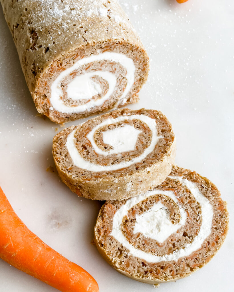 Carrot Cake Roll - Healthy Holme