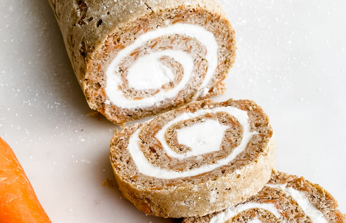 Carrot Cake Roll - Healthy Holme