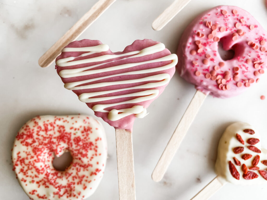 Heart Chocolate Apple Pops - Healthy Holme