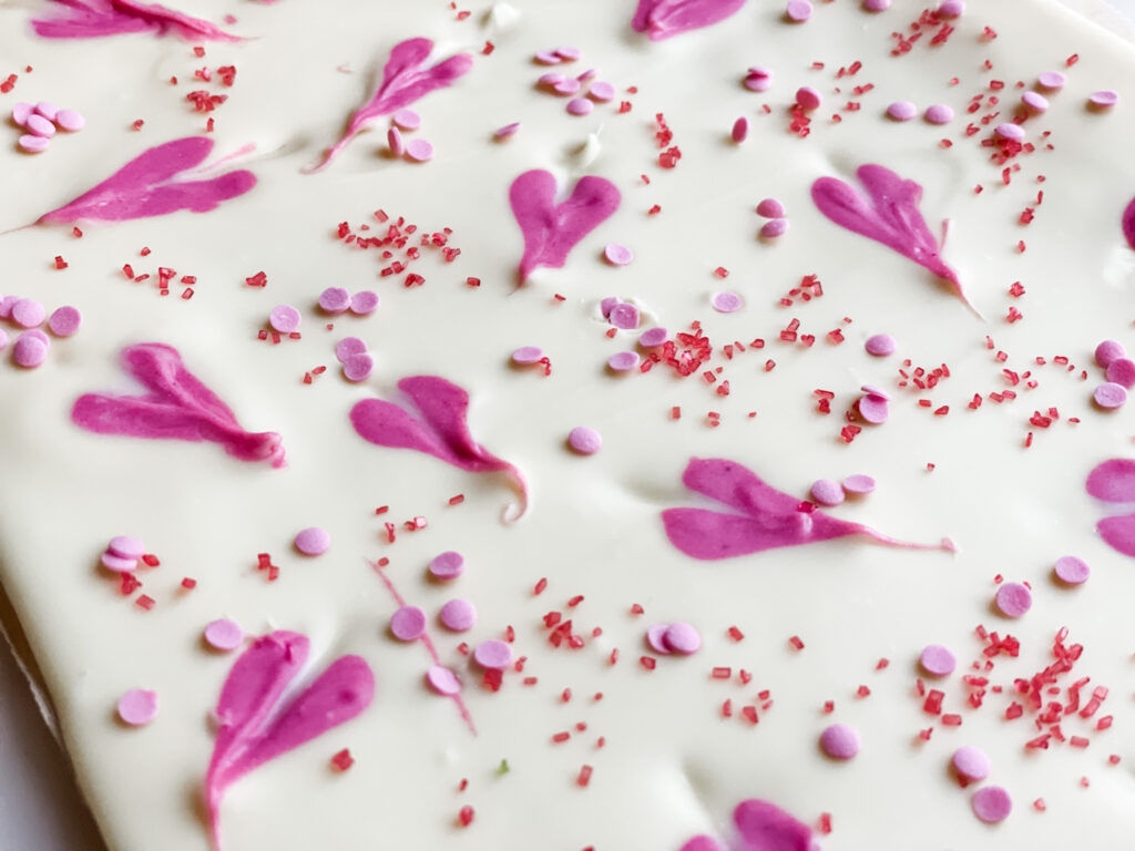 2 Ingredient Valentine's Day Bark - Healthy Holme