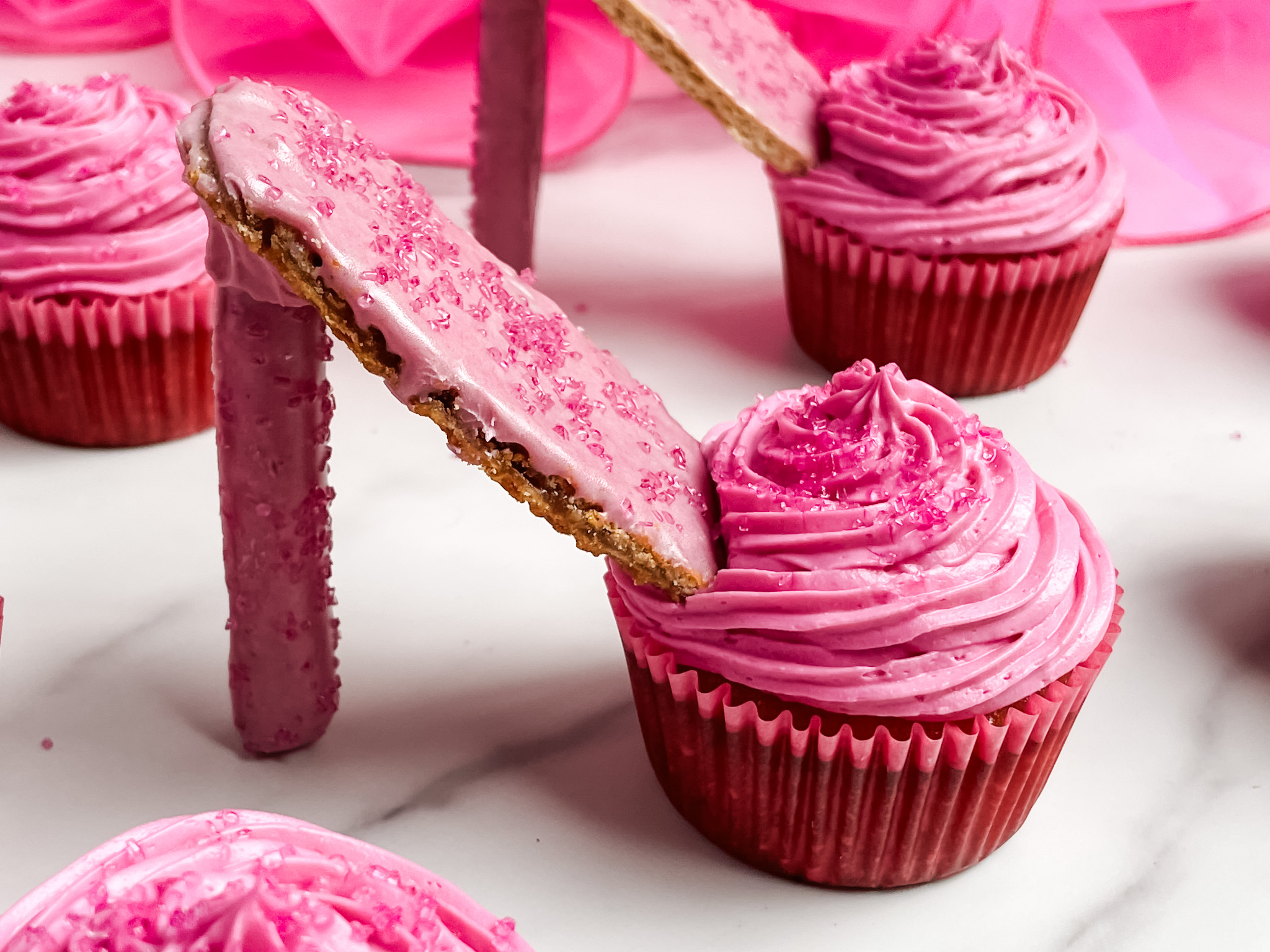 Glinda High Heel Cupcakes: A Magical Treat Inspired by Wicked - Healthy ...